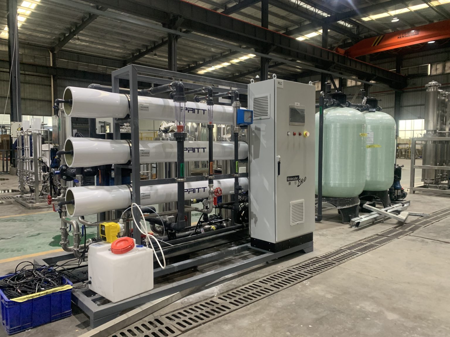 5000 LPH Industrial Single-Stage Reverse Osmosis System for China ...